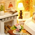 Diy Miniature Dollhouse Kit Realistic 3d Wooden House Room Craft With