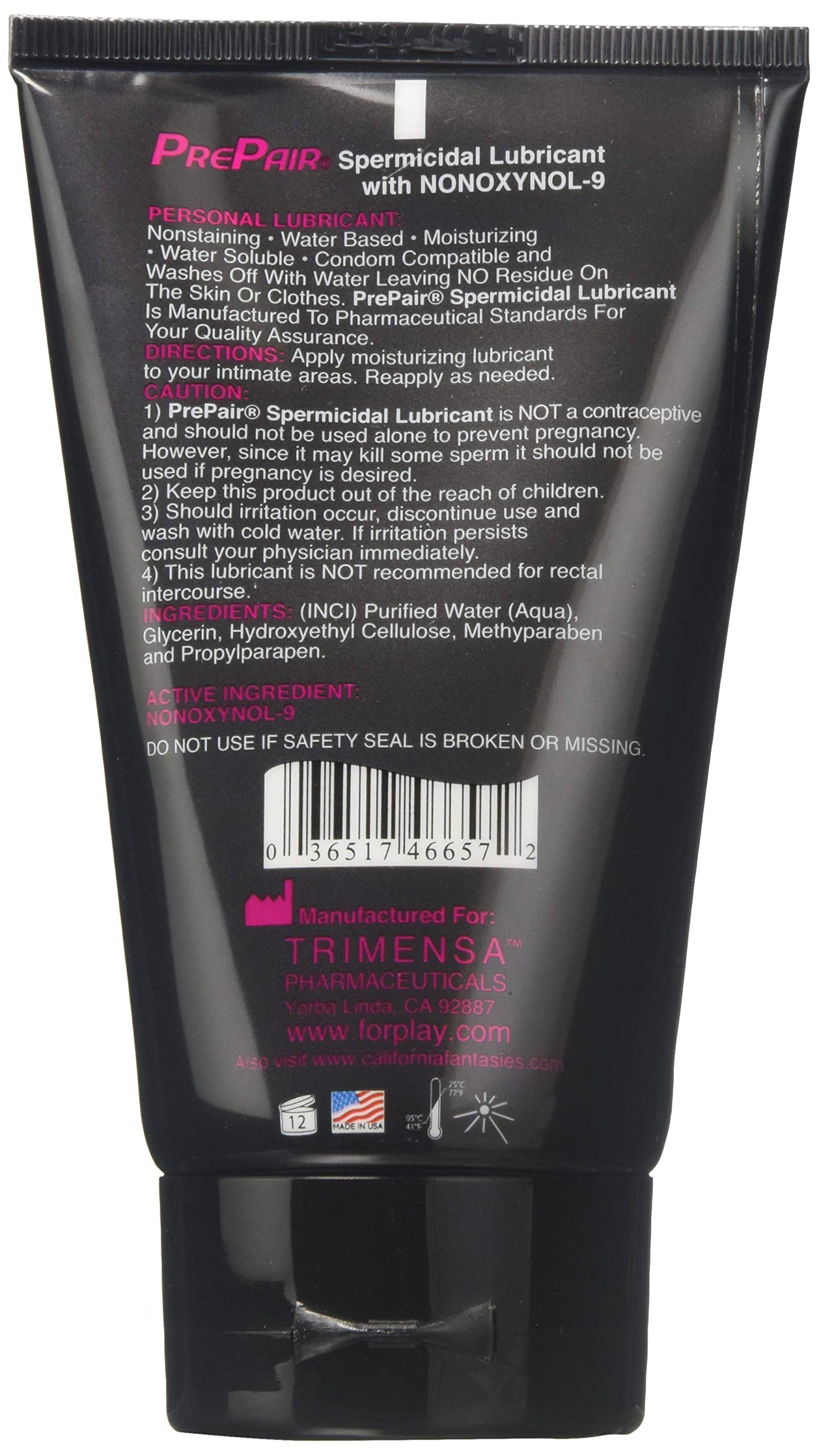 Forplay Prepair Spermicida Lubricante A Base de Agua Chile | Ubuy