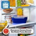 Pizza Pack® BPA-Free, Expandable Pizza Holder with 5 Microwaveable ...
