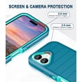 Petocase For iPhone 16 Plus Case,Shockproof Rugged Military Grade ...