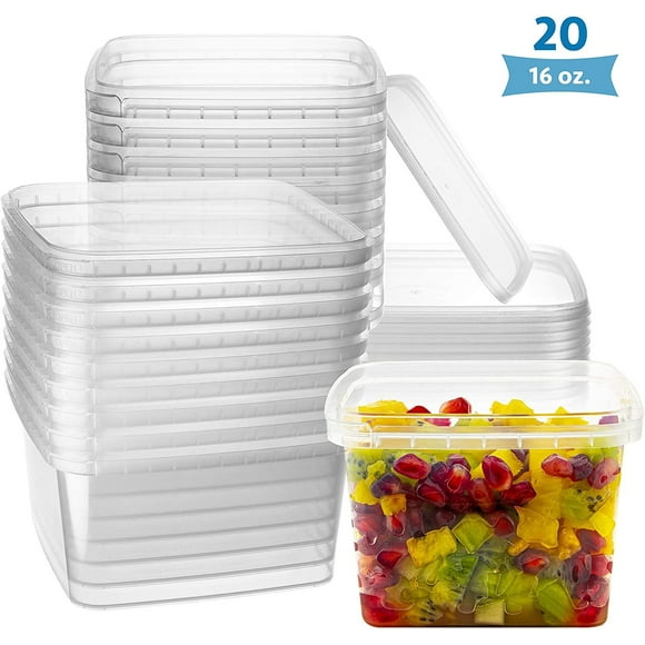 Clear Square Containers