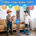 Two-Pack Kids' Safe Video Walkie Talkies - HD Camera, Long-Range Two ...
