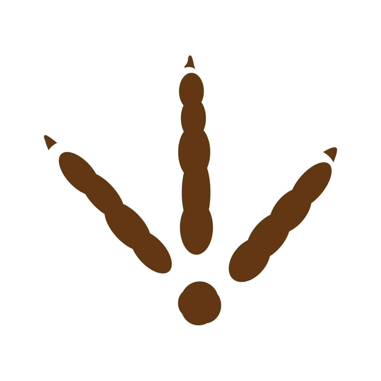 Turkey Tracks Sticker Decal Die Cut - Self Adhesive Vinyl ...