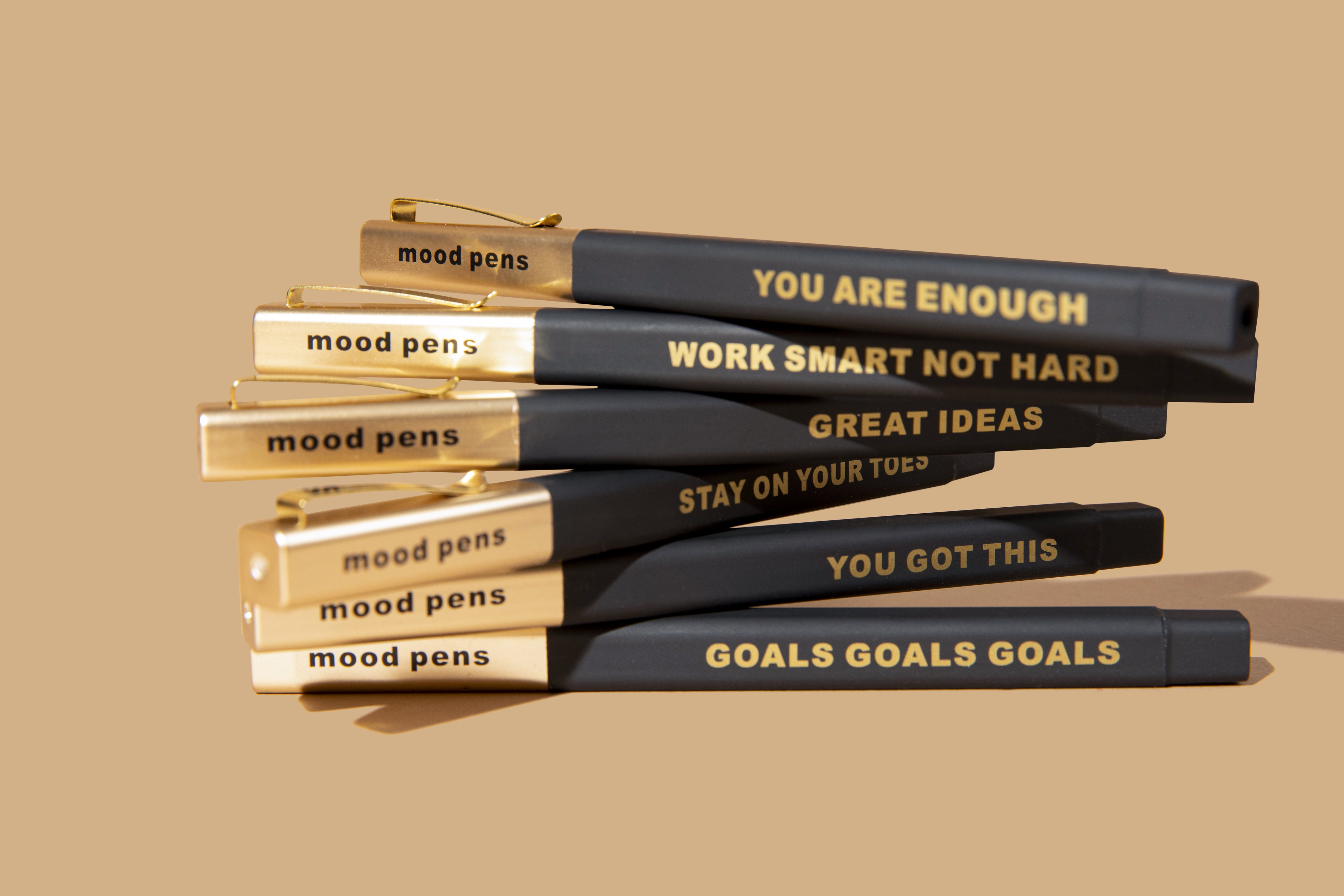 Mood Pens Premium Ballpoint Pens, Smooth & Comfortable, Medium Point ...