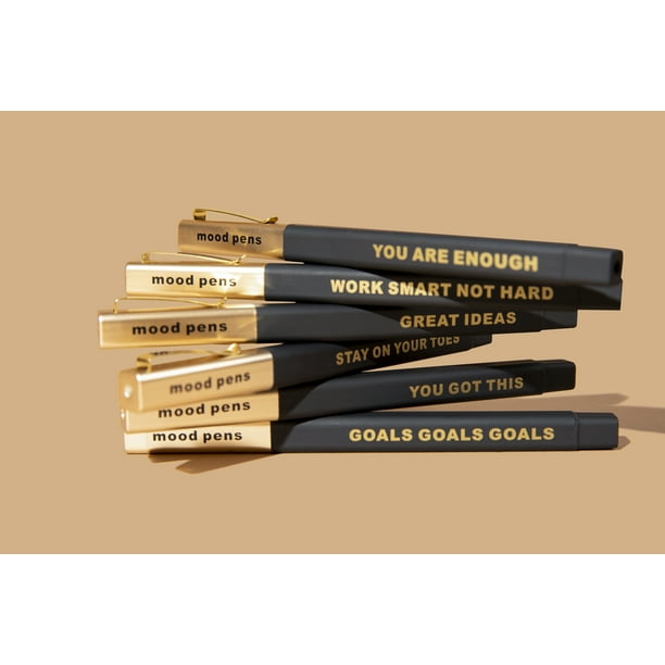 Mood Pens Premium Ballpoint Pens, Smooth & Comfortable, Medium Point ...