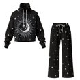 Xoenoiee Sun Moon Star Print Lounge Sets for Women 2026 Sweatsuit 2 ...