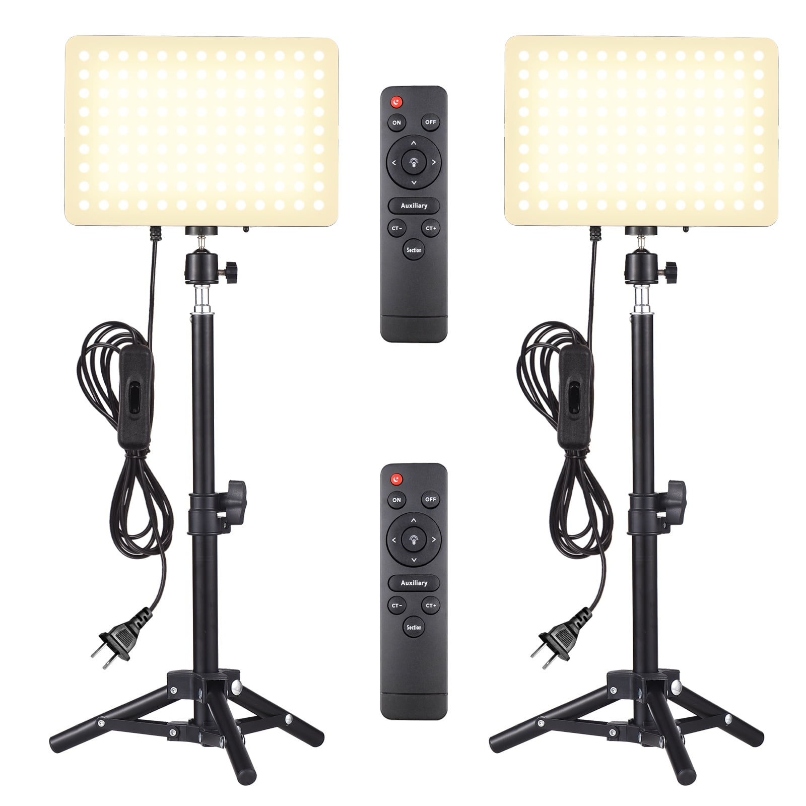 Kit de iluminación LED para video de 2 paquetes Andoer de 45 W para ...