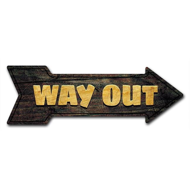 Signmission 6 X 18 In Indoor And Outdoor Decor Direction Sticker Vinyl