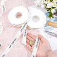 70 Yards 2 Rolls Just for You Ribbon 3/4 Inch Wide Polyester Grosgrain ...