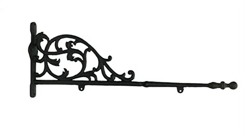 NACH Rustic Cast Iron Long Hanging Sign Bracket, Metal Sign Holder (JS ...