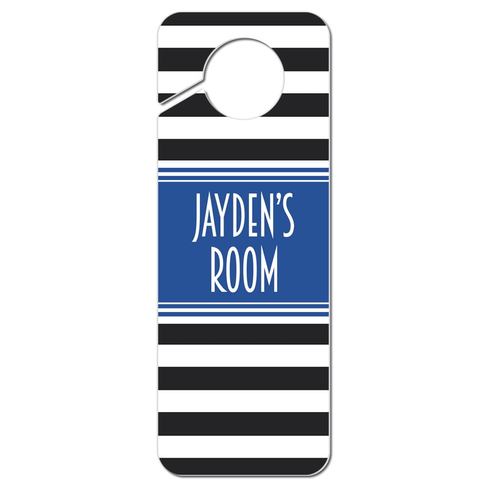 Jayden Male Name Do Not Disturb Plastic Door Knob Hanger Warning Room ...