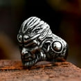 K-KED Black Myth WuKong Ring Stainless Steel Vintage Chinese Monkey Men ...