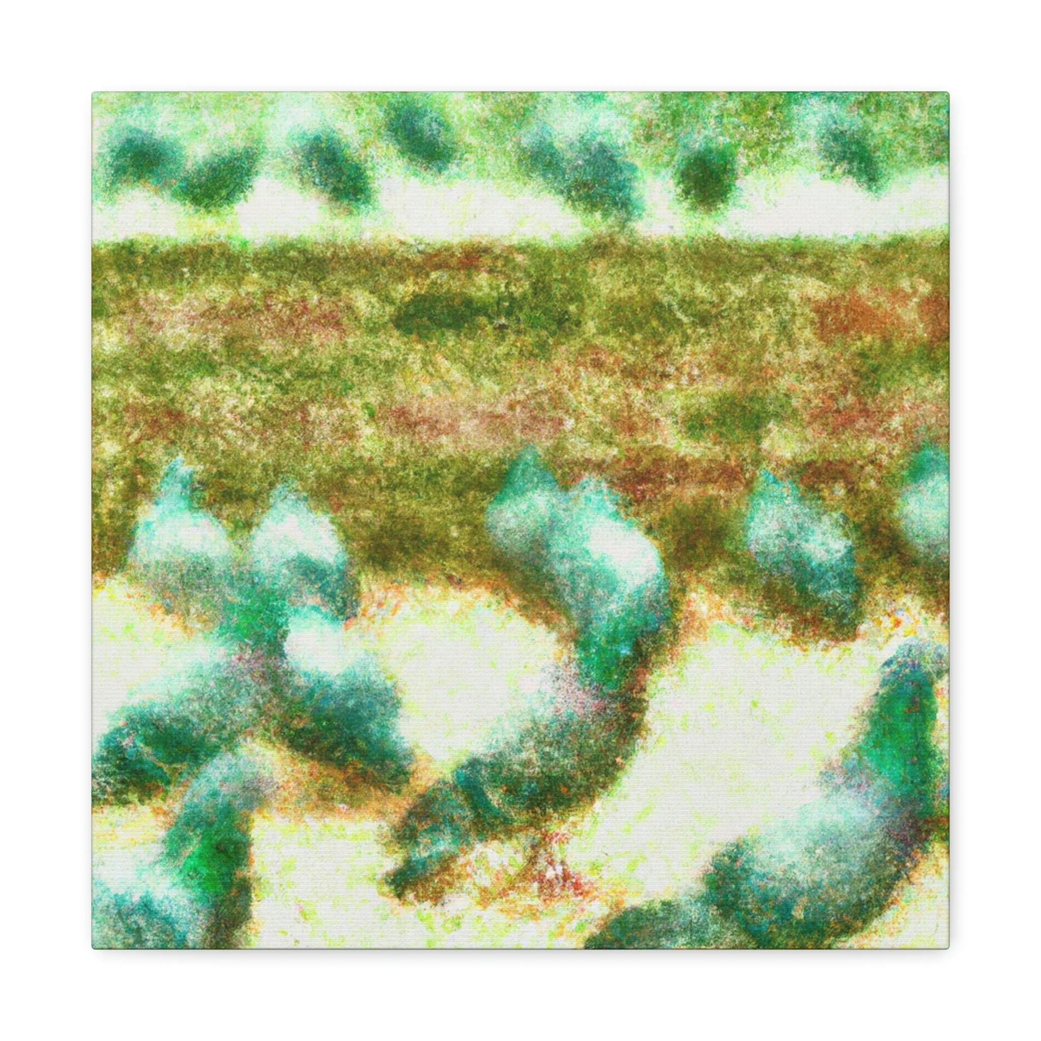 Pigeon in Pointillism - Canvas - Walmart.com