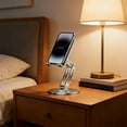 Gumesh Metal Desktop Tablet Stand - Rotating, Foldable Portable Holder ...