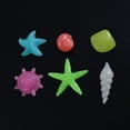 60pcs Colorful Pebble Conch Shell Glow Stones in the Dark for Aquarium ...