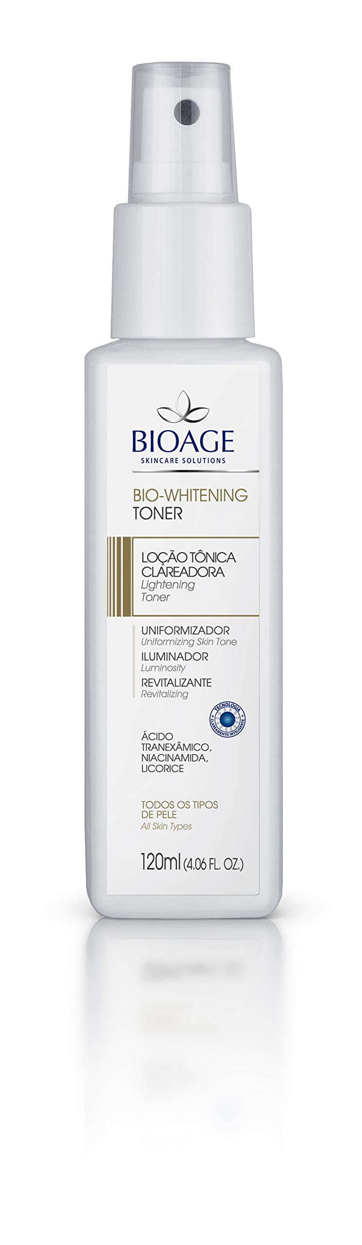 BIOAGE Bio-Whitening Face Wash – Skin Toner with Niacinamide ...