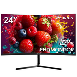 CR24CM CRUA 24 Inch 100Hz Curved Monitor,FHD (1920×1080) 99% sRGB ...