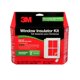 3M Outdoor Window Insulator Kit, Clear Film, Clear Mounting Tape, Fits ...