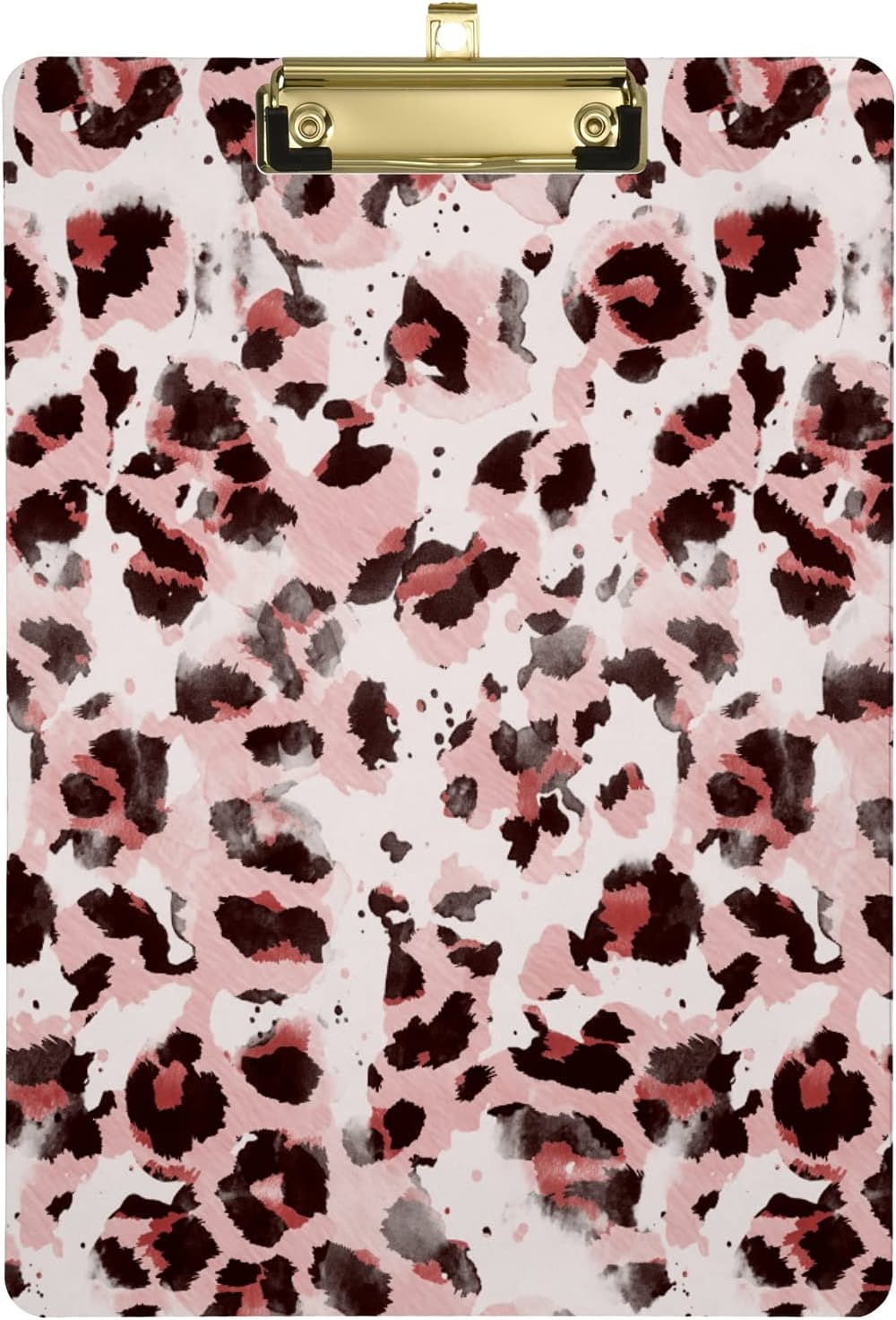 ZHANZZK Pink Leopard Skin Zebra Tie Dye Clipboard Hardboard Wood ...
