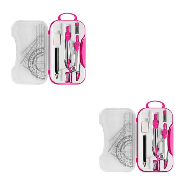 Ounissouiy Kit de geometría matemática Conjunto de brújula ...