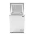 Frigidaire Chest Freezer 5.0 Cu. Ft, White with Removable Basket and ...