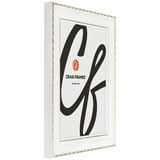 Craig Frames Victoria, 21x30 inch Picture Frame, Ornate White and Gold ...