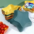 Five-pointed Star Fruit Plate Large Capacity Food Grade Plastic Multi ...