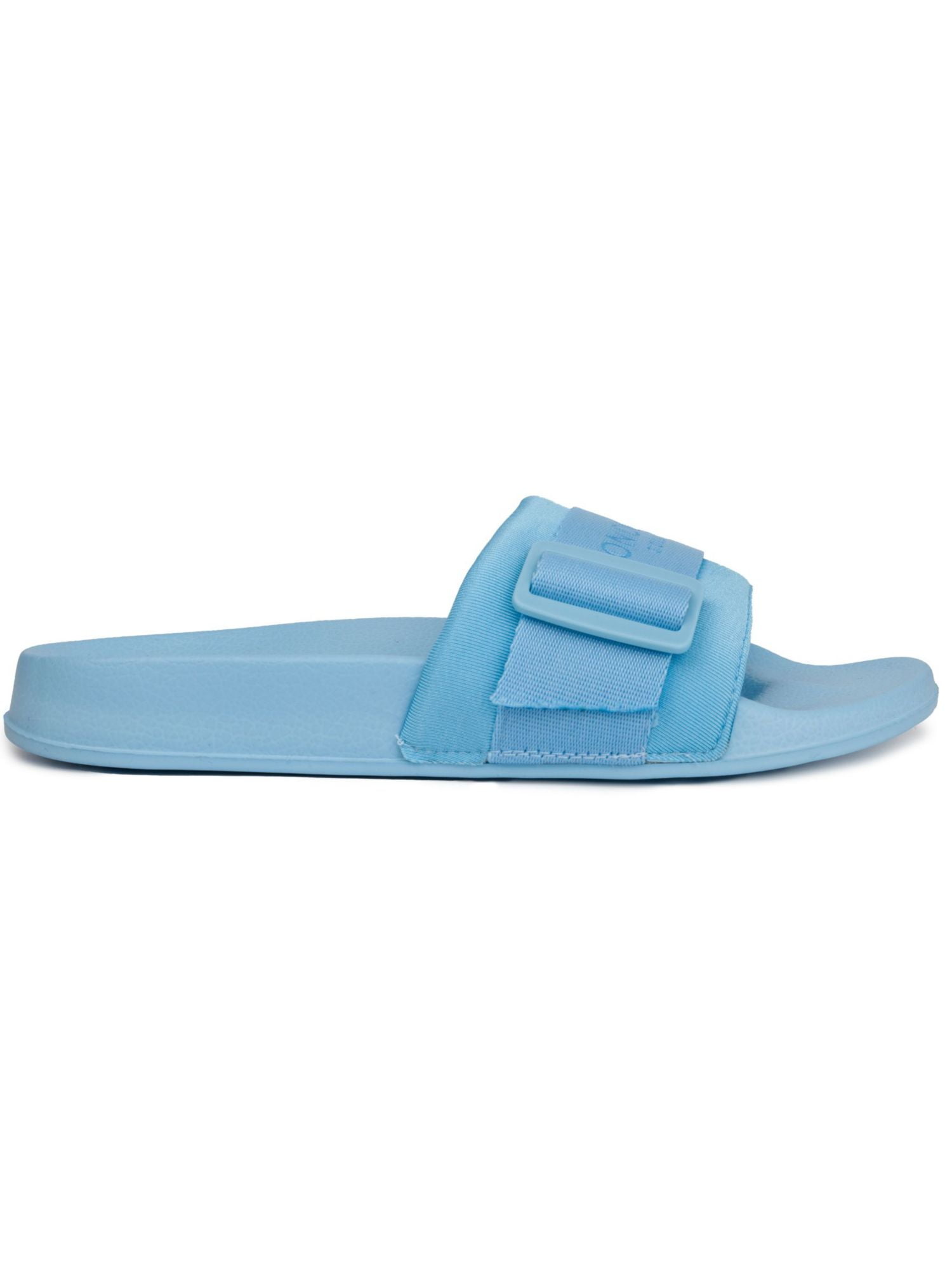 LONDON FOG Womens Light Blue Buckle Accent Logo Skyden Round Toe ...