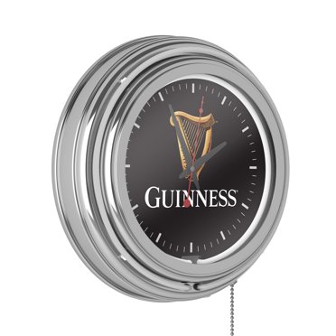 RAM Logo White Retro Neon Analog Wall Clock with Pull Chain - Walmart.com