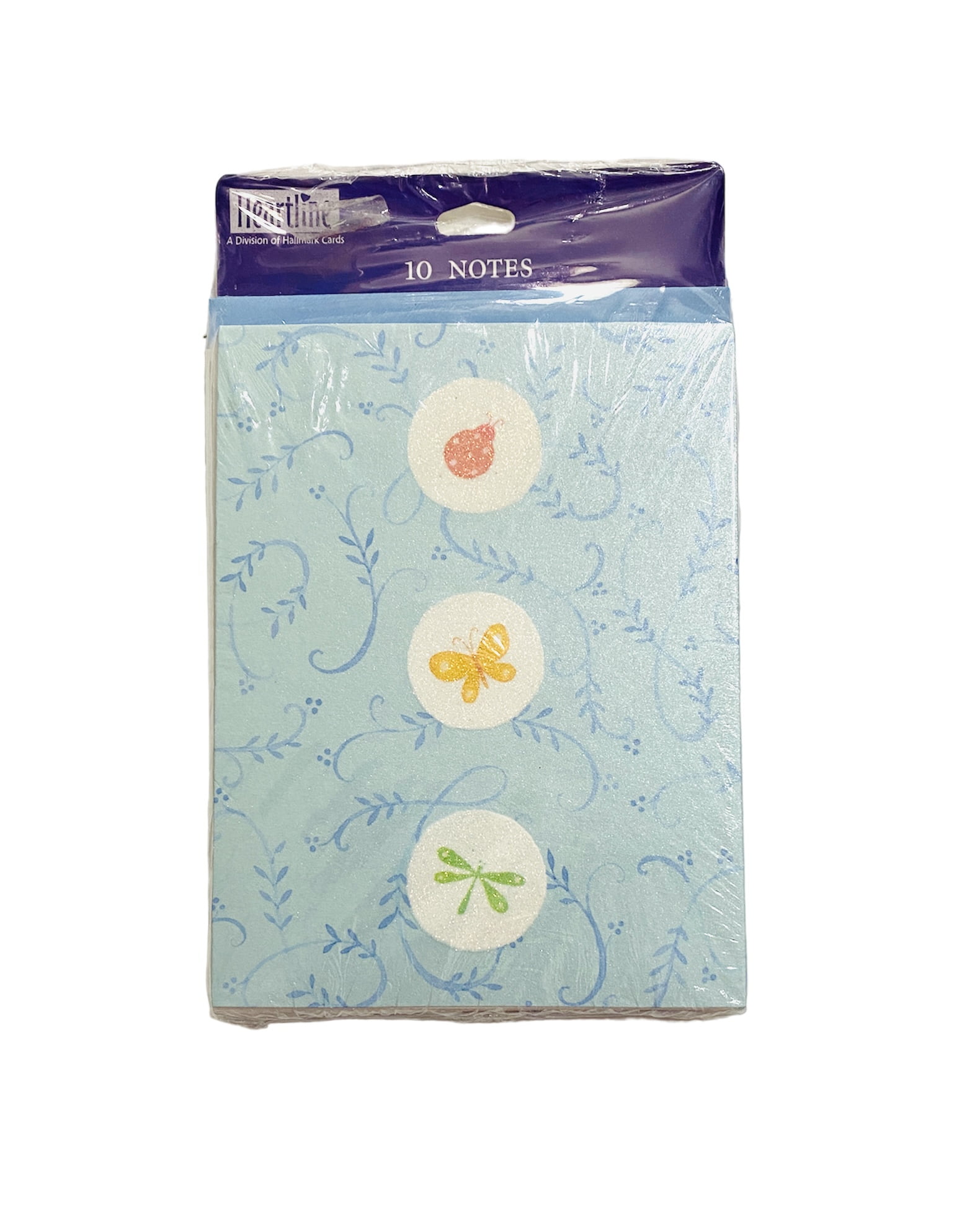 Hallmark Heartline Black Cards 10 Notes with Envelopes - Walmart.com