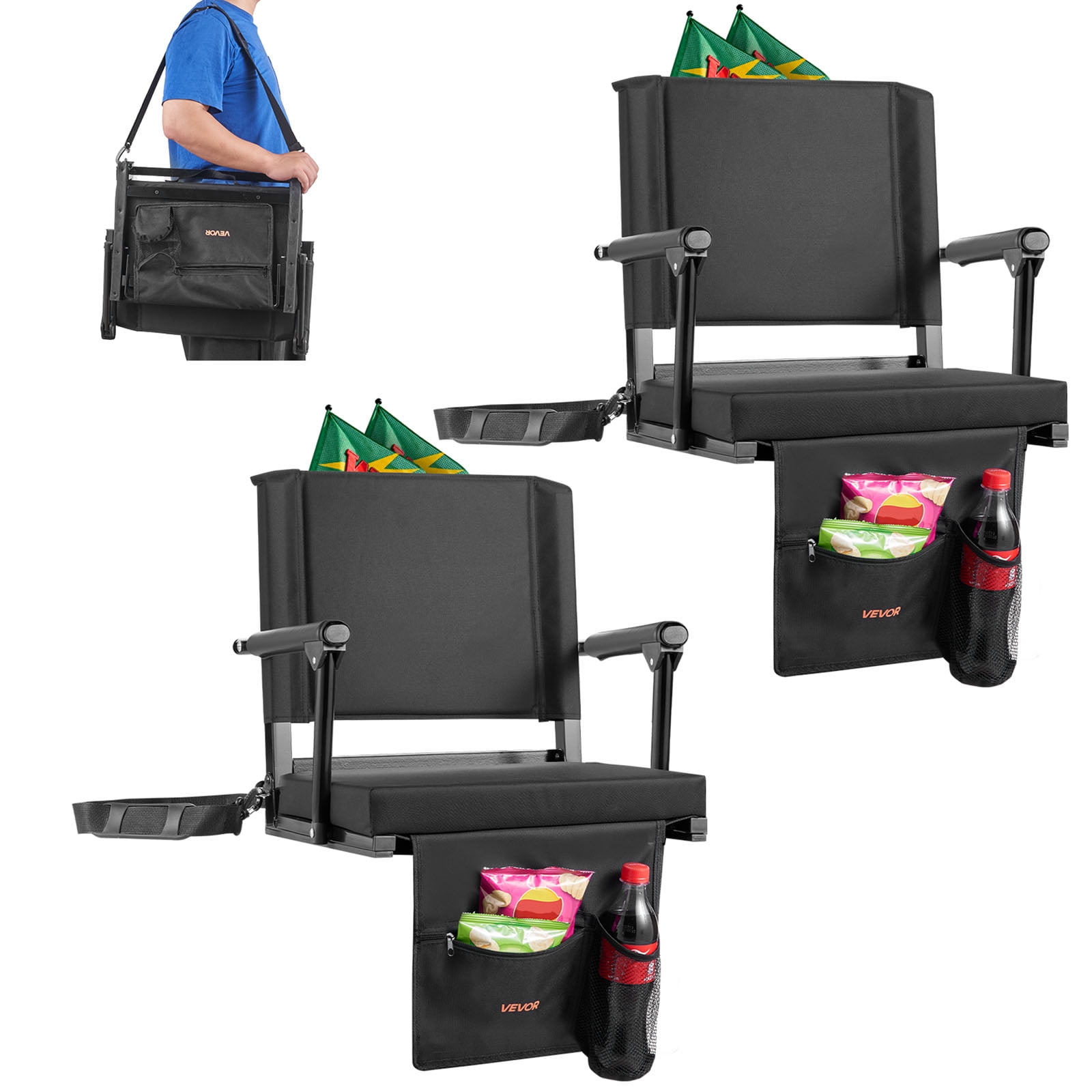 Click here for Vevor Stadium Seat  Portable Bleacher Seat With Ar... prices
