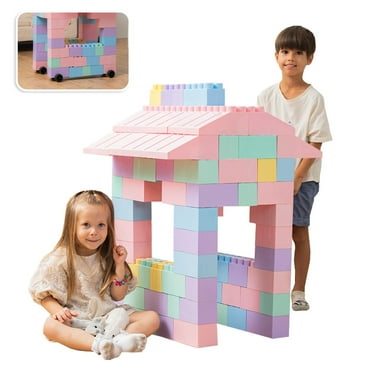 BiggoBlocks Jumbo Blocks for Kids Ages 3-8 — Indoor & Outdoor Building ...