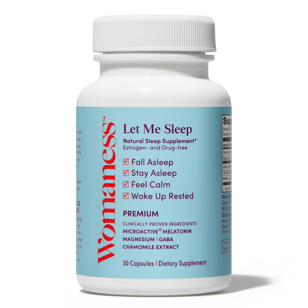 Womaness Let Me Sleep - Sleep Supplement with Sustained-Release ...