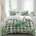 4 Piece Duvet Cover Set Cal king, Farm Tropical Plant on Buffalo Soft ...