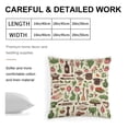16"x16" Pillows Cover Cooking Symbols Zippered Pillow Cover Bakery ...