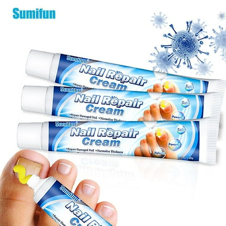 Qian 3pcs Nail Repair Cream Toe Nail Fungus Treatment Onychomycosis ...