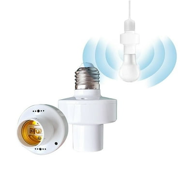 Motion Sensor Light Socket, E27 Motion Activated Light Bulb Holder Auto ...