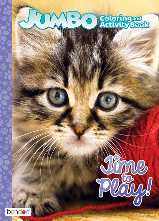KITTENS JUMBO COLOR AND ACTIVITY BOOK - Walmart.com