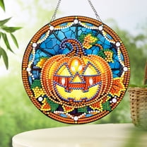 Pumpkin Diamond Art Painting Kit Hanging - Walmart.com