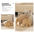 Wooden Ferris Wheel Cat Scratcher Toy, Rotating Sisal Scratch Ball ...