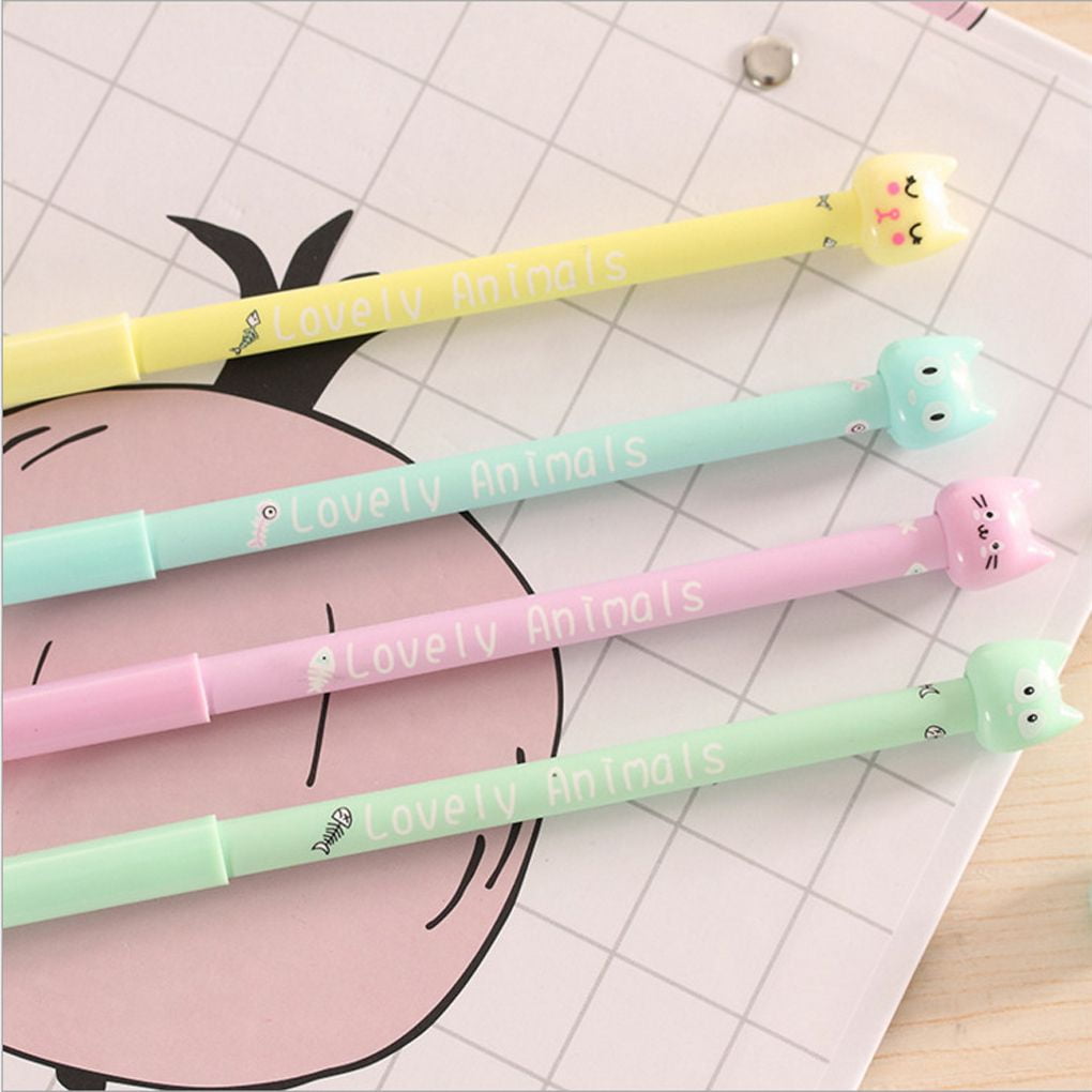 Kawaii Animal Gel Pen,Childrens Stationery Kawaii Cat Claw Gel Pen Cute ...