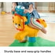Fisher-Price Bounce & Spin Lion Stationary Ride-On Electronic Learning ...