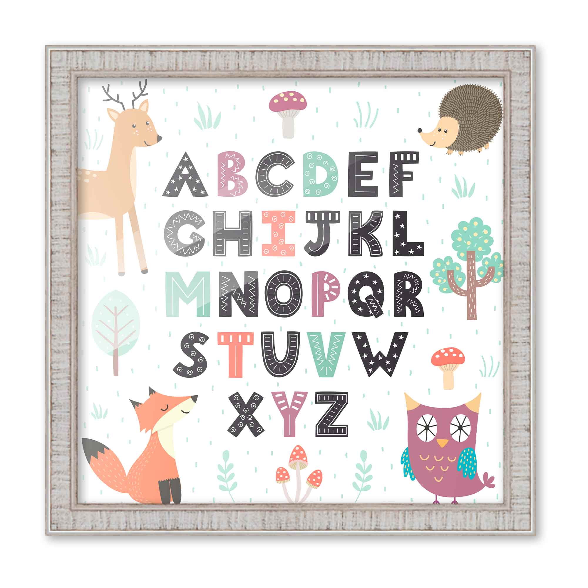 Alphabet Poster Nursery Wall Art