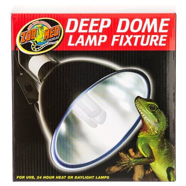 Zoo Med Combo Deep Dome Dual Lamp Fixture - Walmart.com