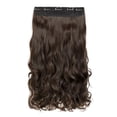 20" 1-Pack 3/4 Full Head Curly Wave Clips in On Synthetic Hair ...