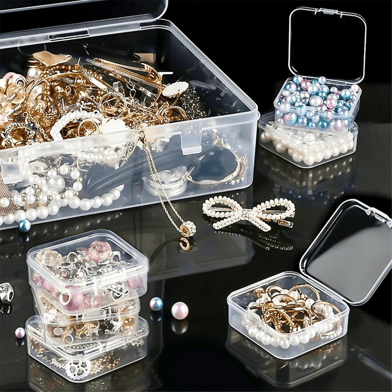 Bead Holder 90-Piece Bead Organizer Kit - 3 Large Cases With Small ...