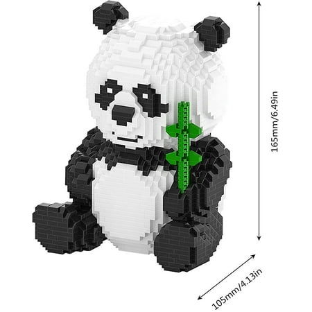 Panda Micro Building Blocks Animal Mini Building Toy Bricks, 2444 ...