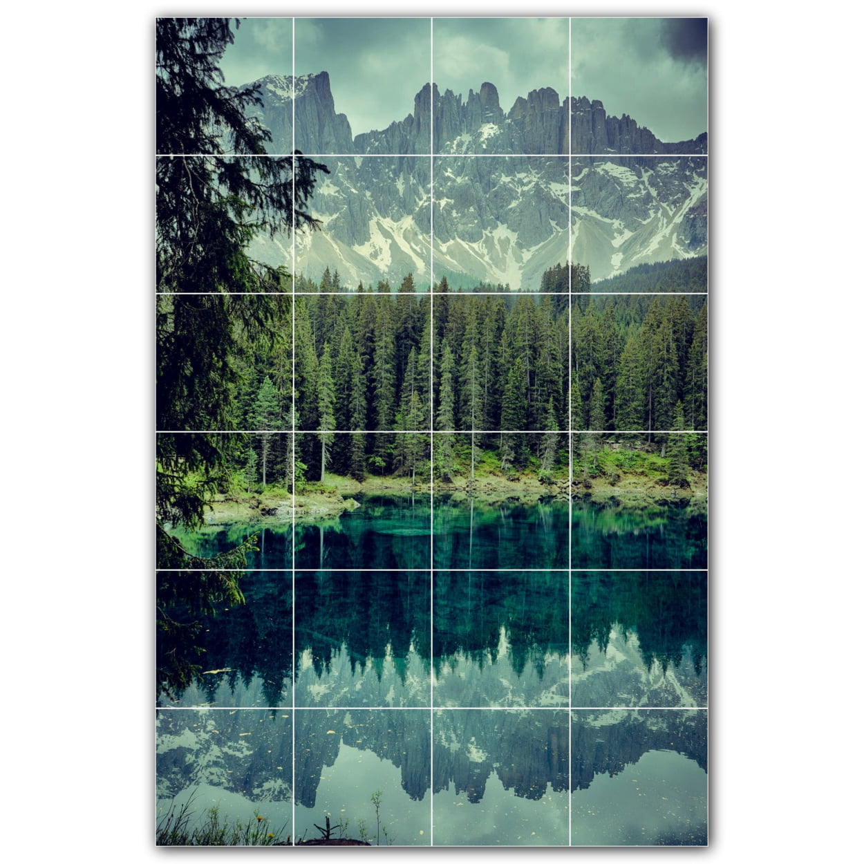 Picture-Tiles.com: Mountains Ceramic Tile Wall Mural WAL500872-46XL. 48 ...
