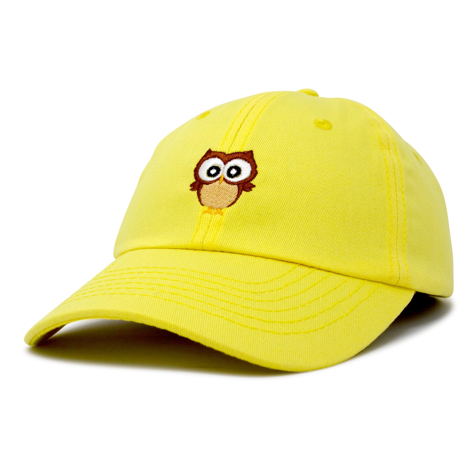 DALIX Cute Owl Hat Cotton Baseball Cap in Minion Yellow - Walmart.com