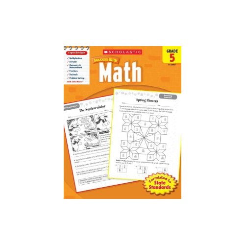Scholastic Success With Math, Grade 5 - Walmart.com